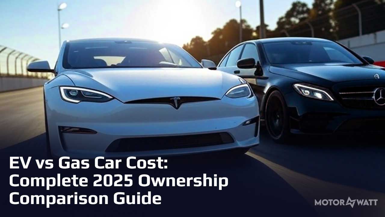 EV vs Gas Car Cost: Complete 2025 Ownership Comparison Guide | MOTORWATT